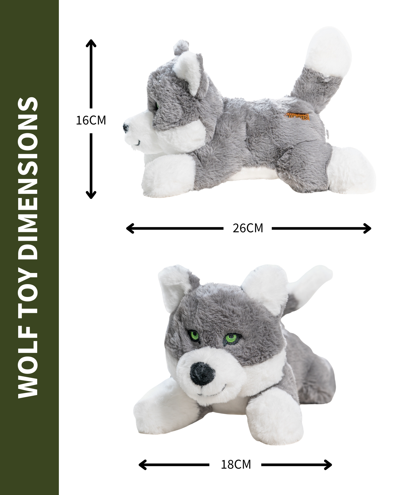 Fenrir Wolf Dog Plush Toy - Fenrir Canine Leaders