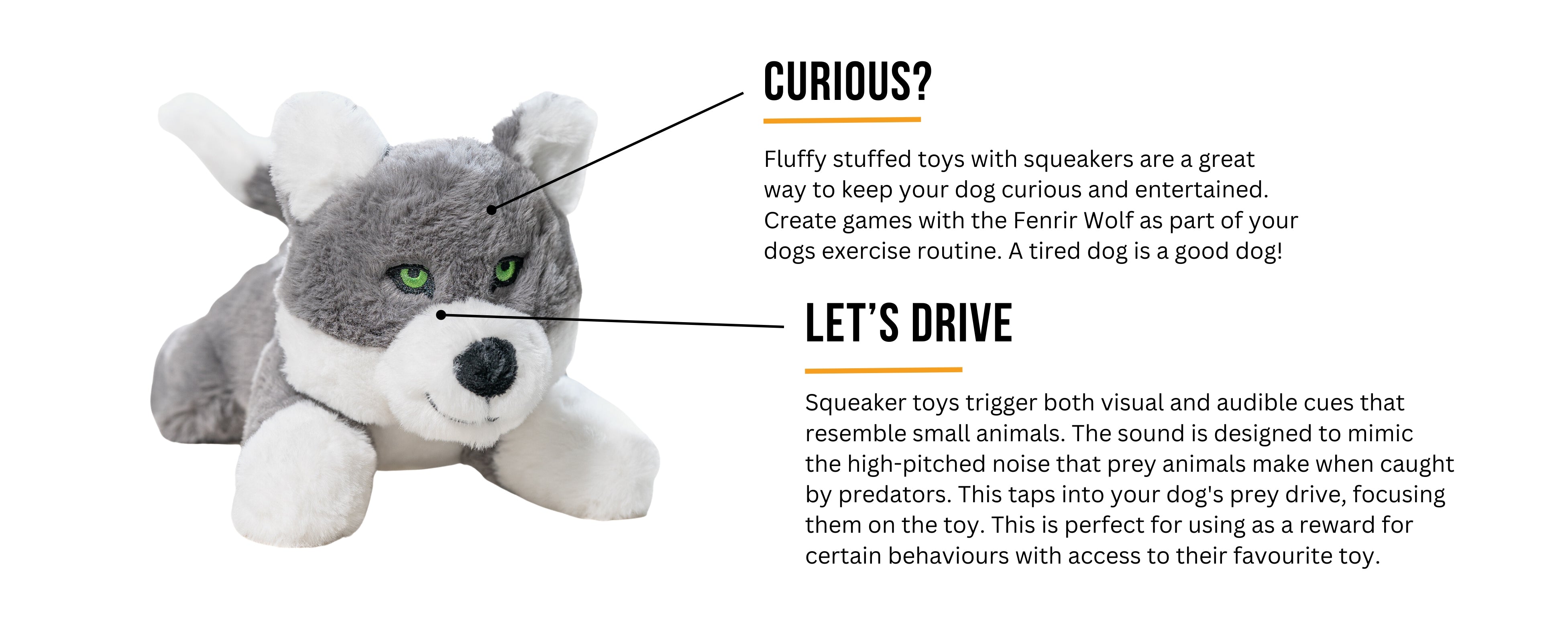 Fenrir Wolf Dog Plush Toy – Fenrir Canine Leaders