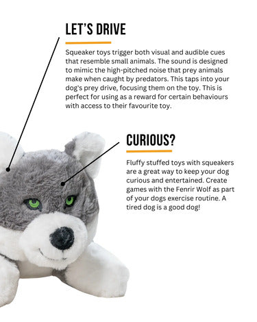 Fenrir Wolf Dog Plush Toy – Fenrir Canine Leaders